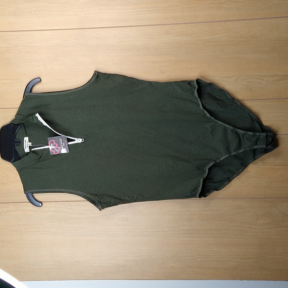 Heart & Hips | Tops | Heart Hips Green Bodysuit Top Size L | Poshmark